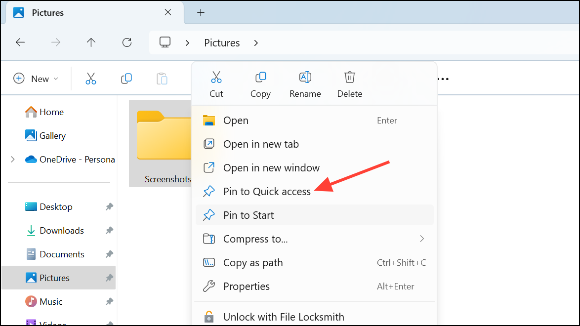 Programmatically Add Folders to the Windows 10/11 Quick Access Panel in Explorer
