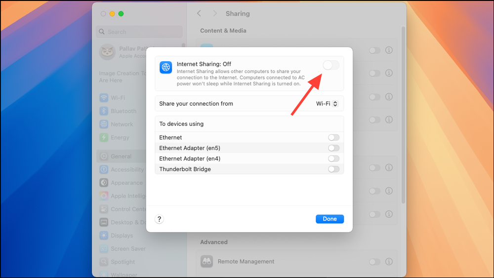 Turn Your MacBook Into a Wi-Fi Hotspot