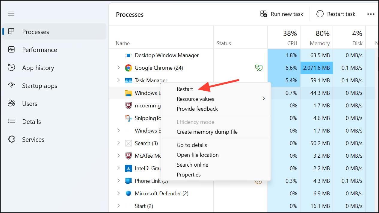 Fix Search Bar Not Working on Windows 11