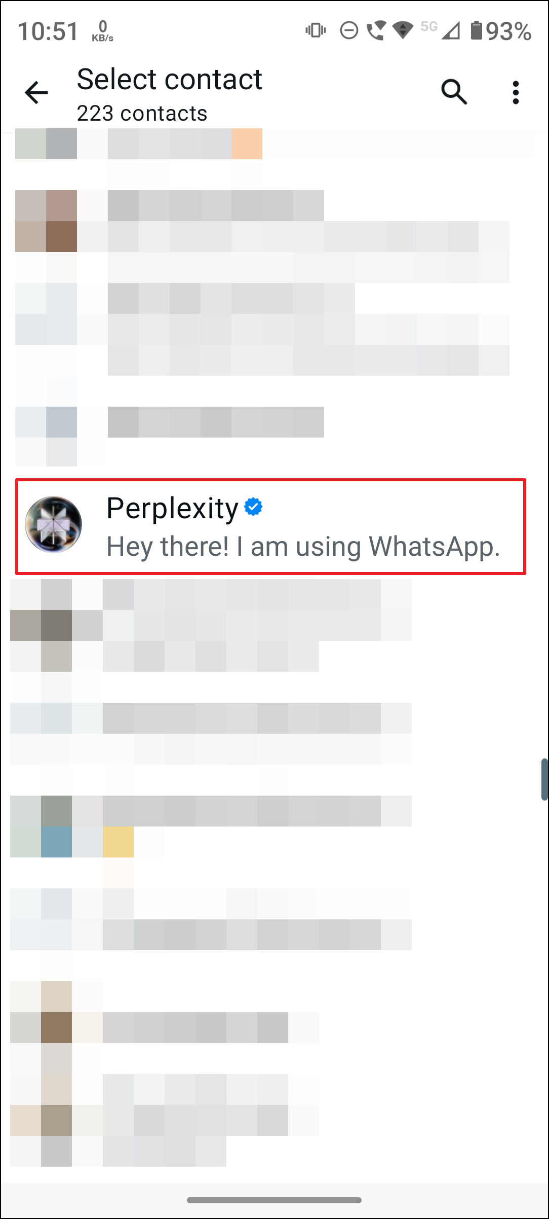 Use Perplexity AI in WhatsApp