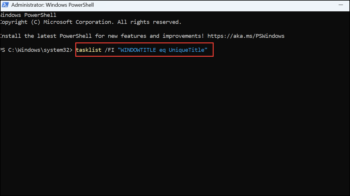 Resolve Shell Command Returning Incorrect TaskID on Windows 11 Resolve Shell Command Returning Incorrect TaskID on Windows 11