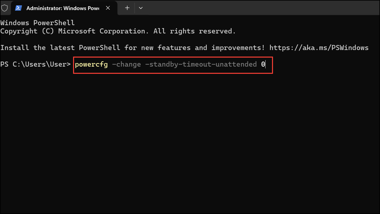 Prevent PC from Sleeping on Lock Screen or Without Login Using System Unattended Sleep Timeout