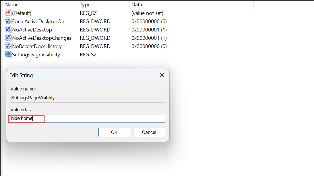 Turn Off Settings Access in Windows 11