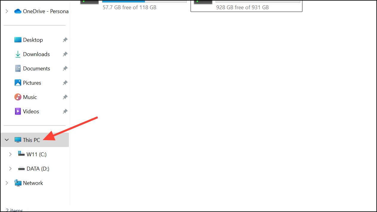 Add a Network Drive to the PC Drive Section