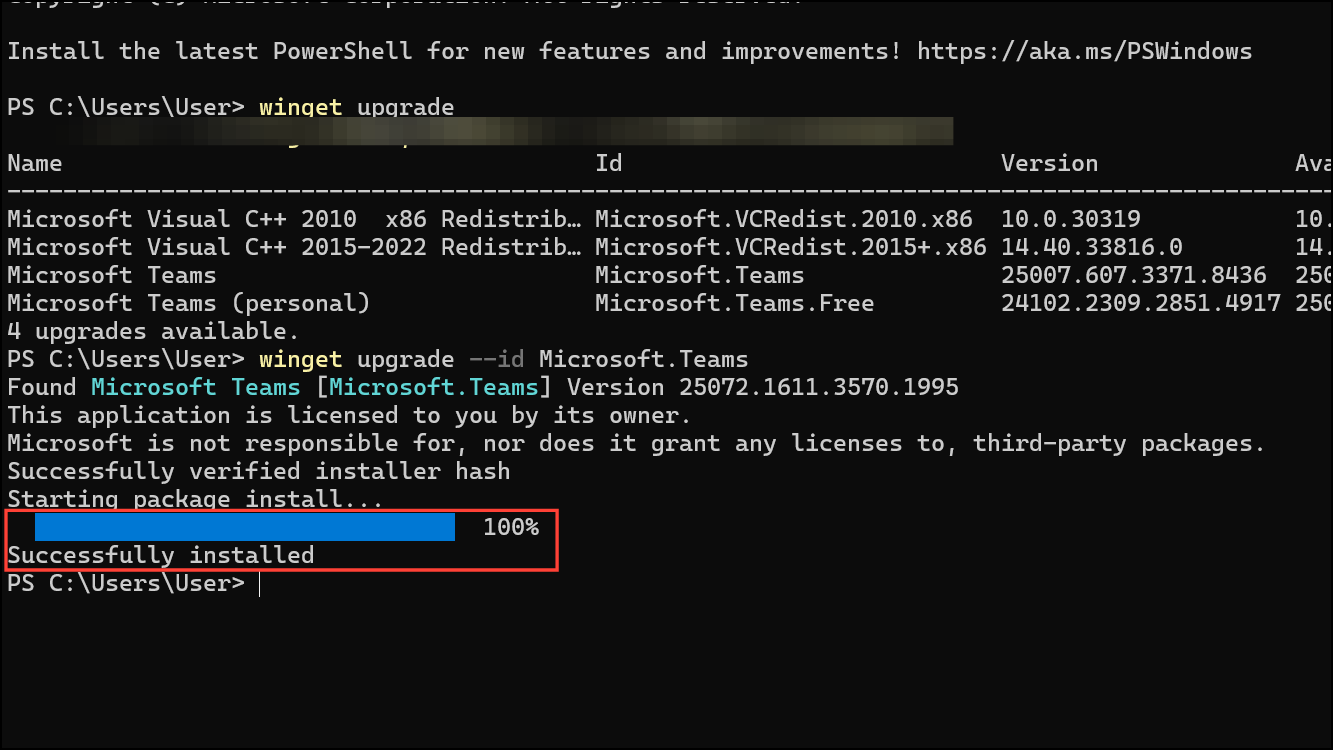 Update Apps Using Winget on Windows 11