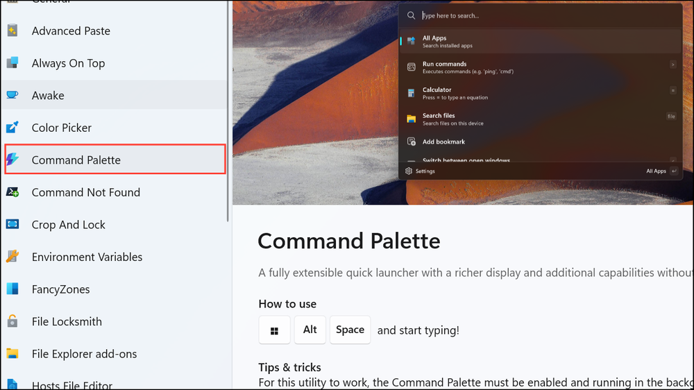 How to Use PowerToys Command Palette to Launch Apps and Commands on Windows 11