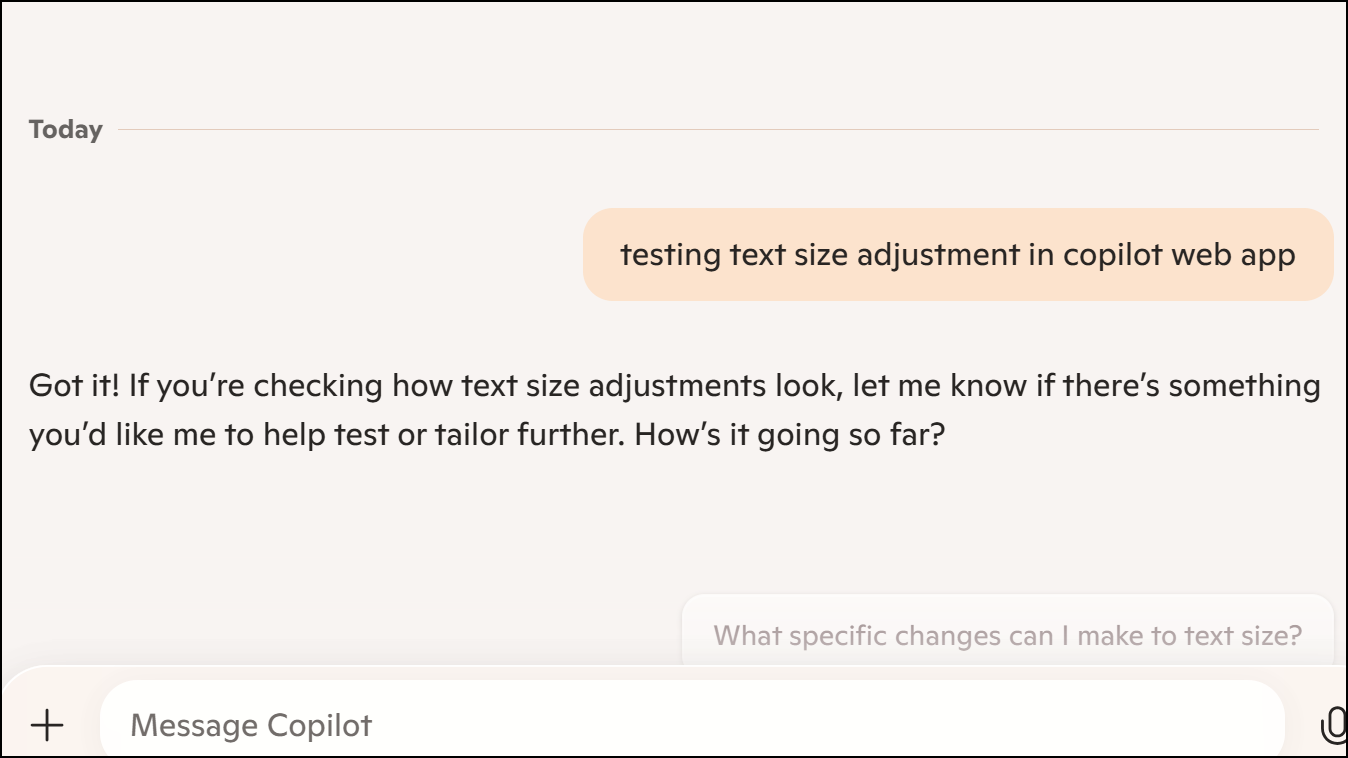 How To Resize Text Size In Copilot App On Windows 11 5721