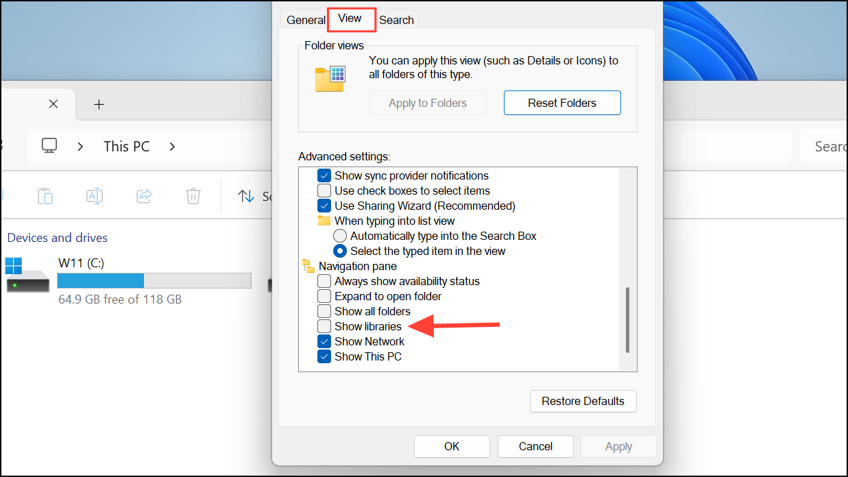 How to Unpin Default Folders from Windows 11 Explorer