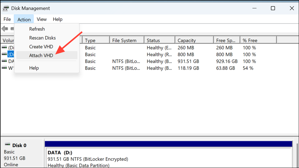 How to Mount a Raw .VHDX File into WSL2