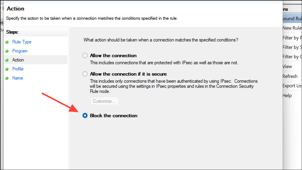 How to Block Outbound Internet Access per App on Windows