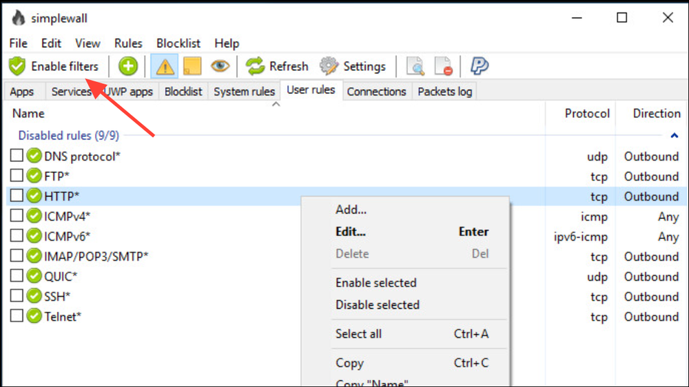 How to Block Outbound Internet Access per App on Windows