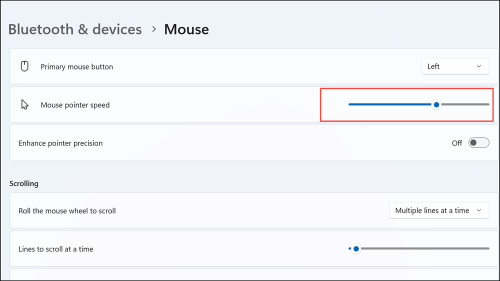 How to Turn Off Mouse Acceleration in Windows 11