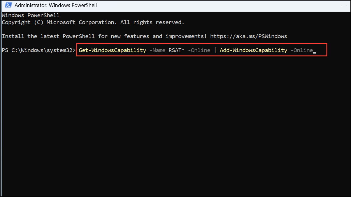 How to Install RSAT Tools on Windows 11