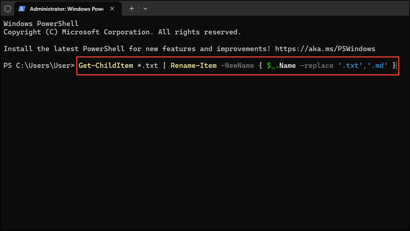 Change File Extension in Windows 11 Directly