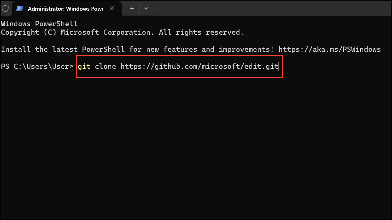 Install Microsoft Edit on Windows 11