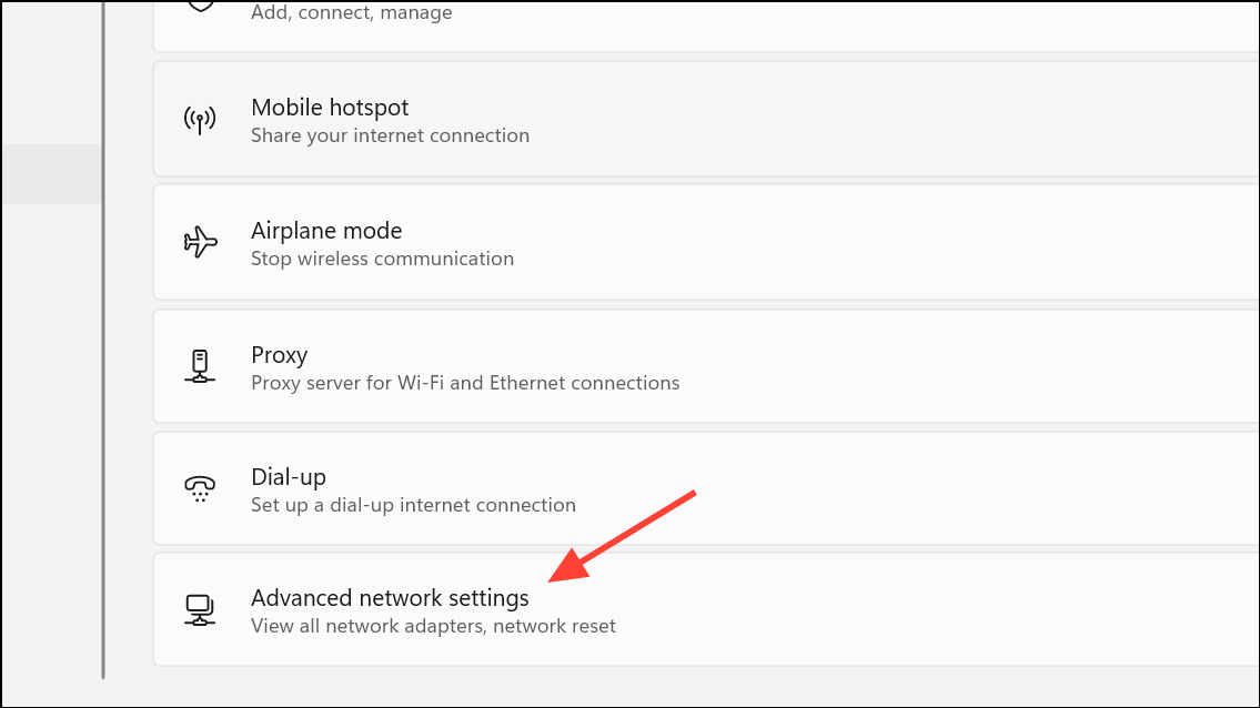 Fix Ethernet Connection Not Working on Windows 11