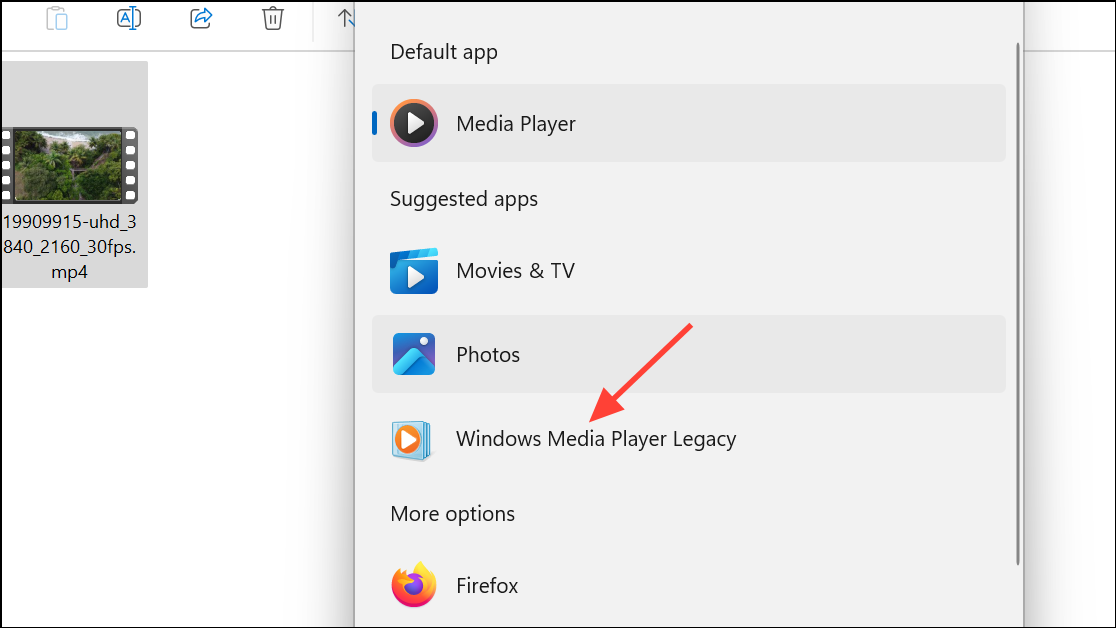 Change and Set the Default Media Player in Windows 11