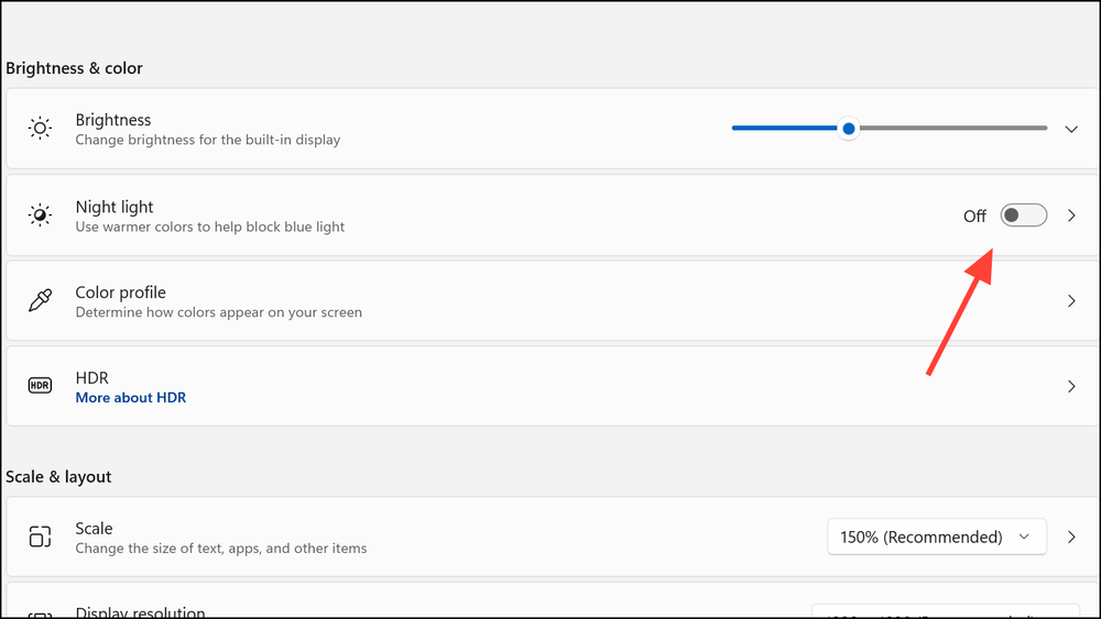 Fix Yellow Tint on Screen in Windows 11