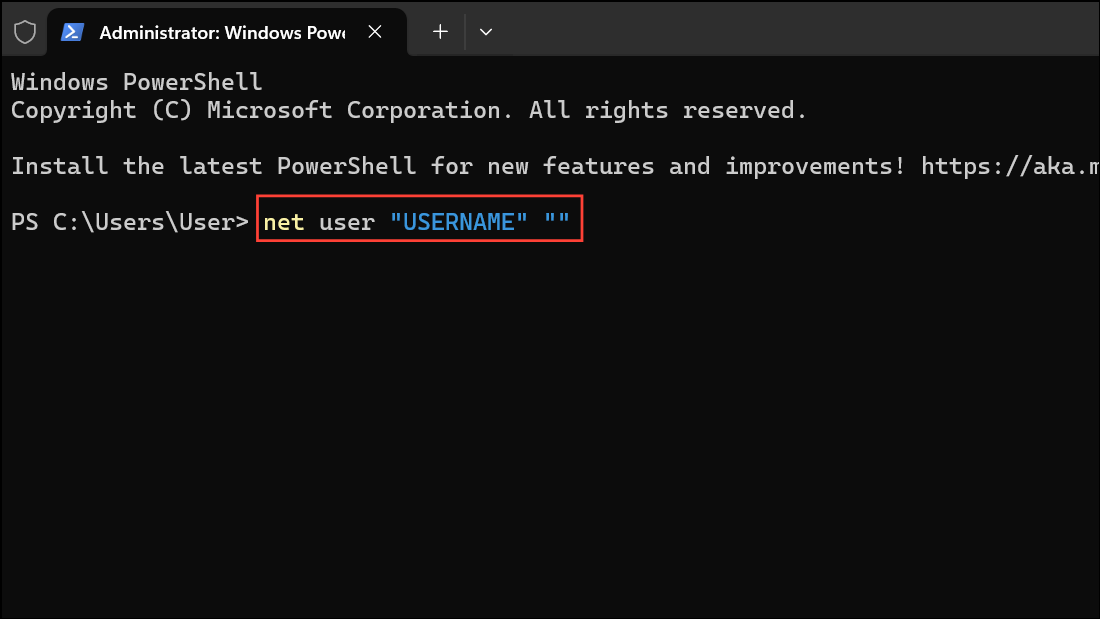 Remove Login Password on Windows 11