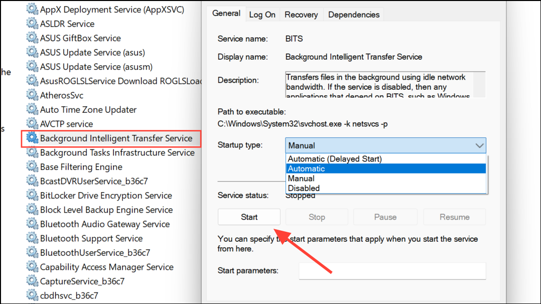Fix Error 0x80246007 on Windows 11