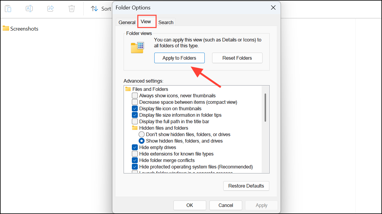 Change the Default View in File Explorer on Windows 11