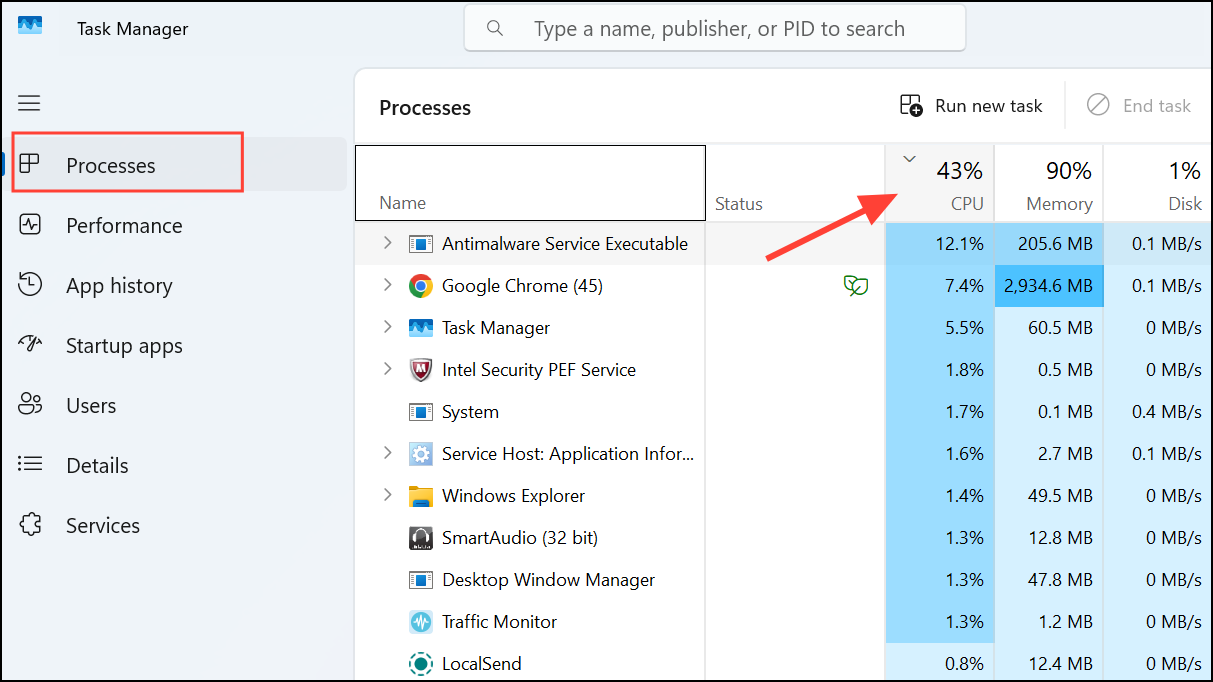Resolve High CPU Usage Caused by Windows Processes