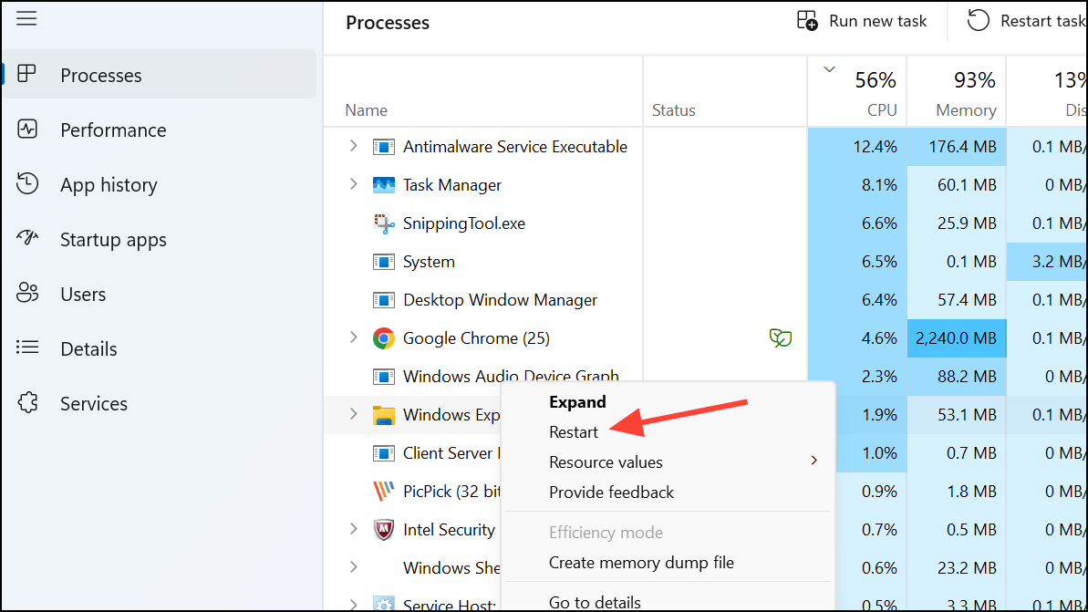 Fix Missing or Unresponsive Taskbar on Windows 11