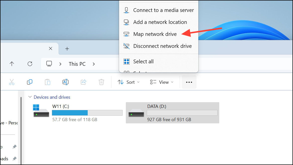 Resolve Unable to Map a Drive Between Two Windows 11 Computers