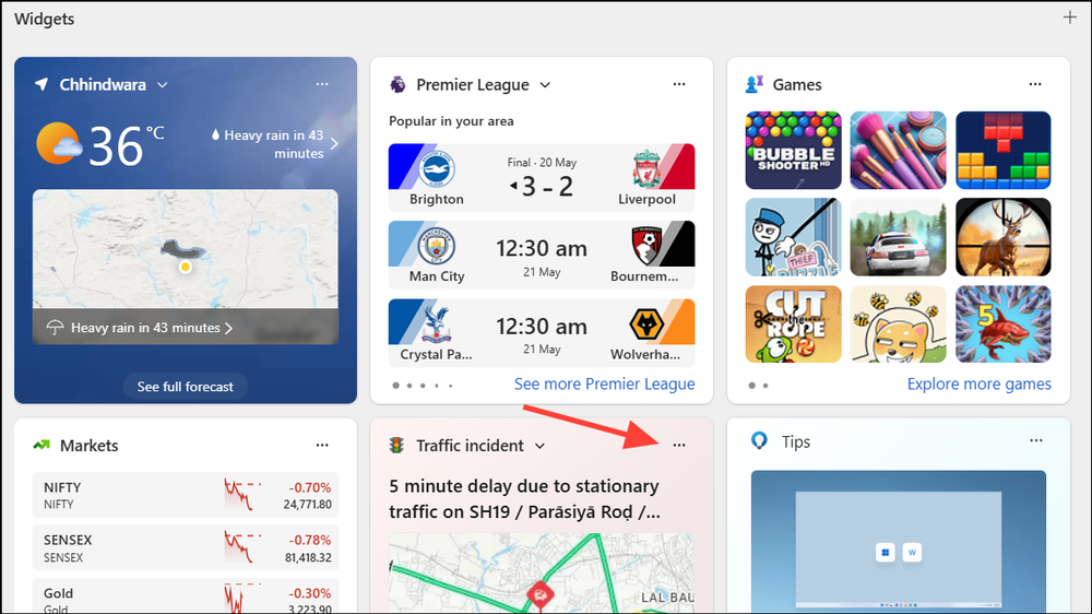 Move or Resize Widgets Panel in Windows 11 Move or Resize Widgets Panel in Windows 11
