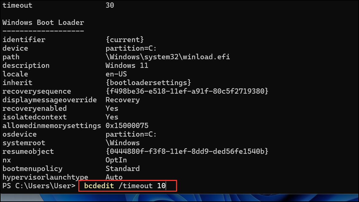 Add Safe Mode to Boot Menu Options in Windows 11