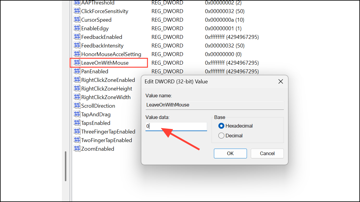 Disable Touchpad When Connecting External Mouse in Windows 11
