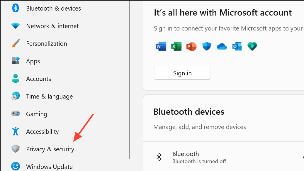 Turn Off Find My Device in Windows 11