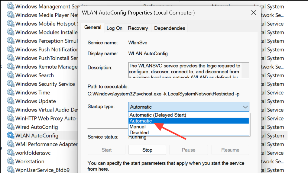 How to Fix the "Windows Could Not Start the WLAN AutoConfig Service" Error in Windows 11