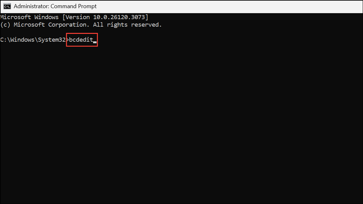 Rebuild Boot Configuration Data (BCD) File in Windows 11