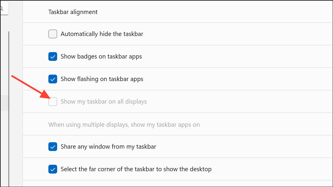 Move Taskbar to Second Monitor on Windows 11