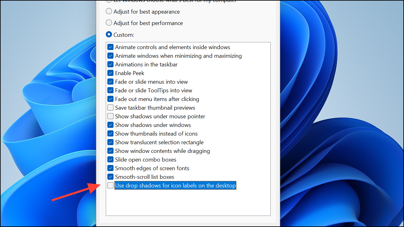 Remove Drop Shadows for Icon Labels and Shadow Effect from Windows ...
