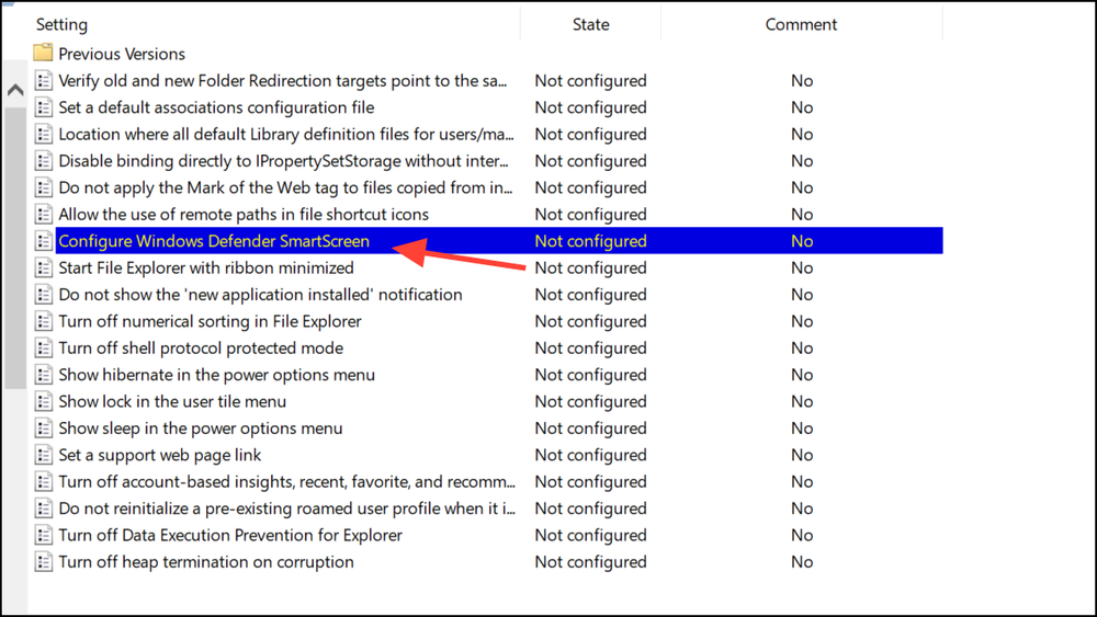 Enable or Disable SmartScreen Filter on Windows 11