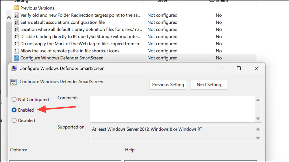 Enable or Disable SmartScreen Filter on Windows 11