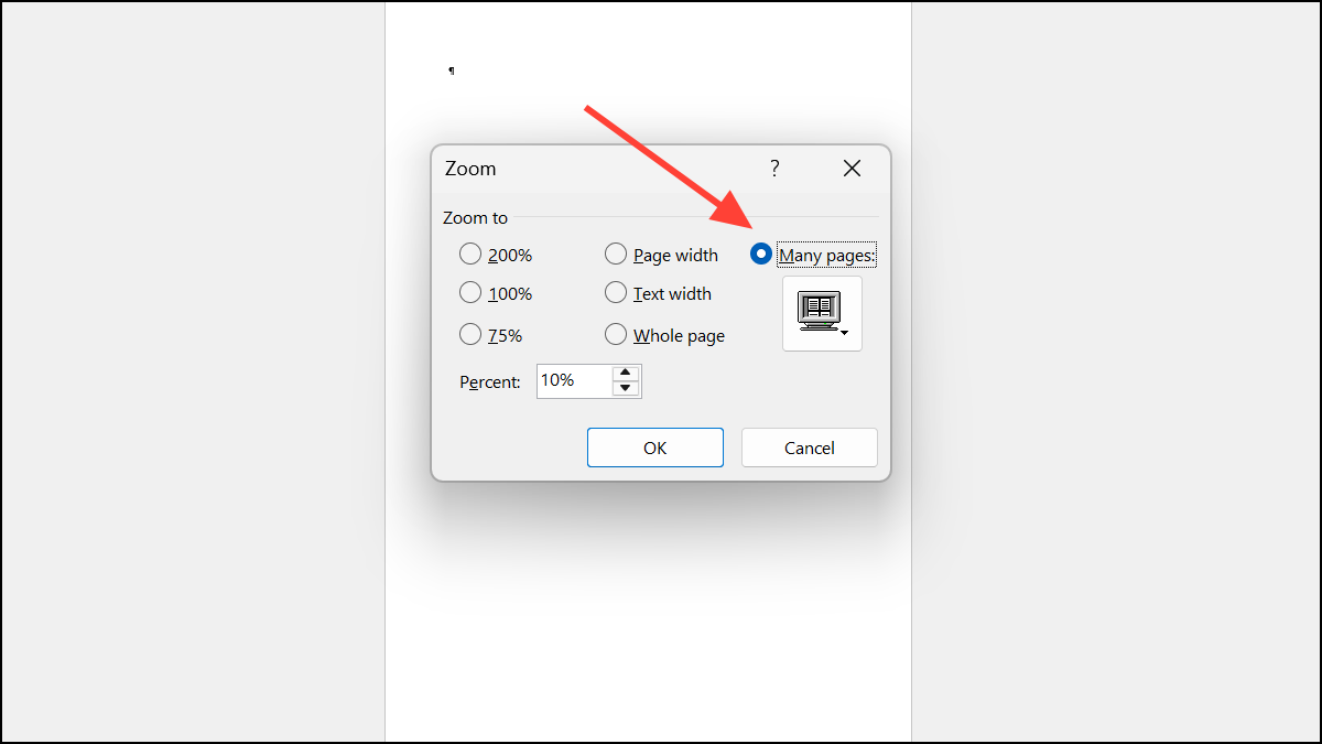 View Multiple Pages in Word