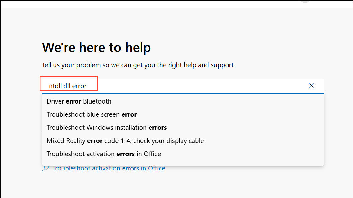 Fix ntdll.dll file error on Windows 11