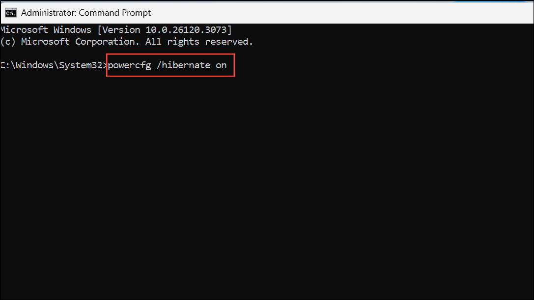 Show Hibernate in Power Button Options in Windows 11