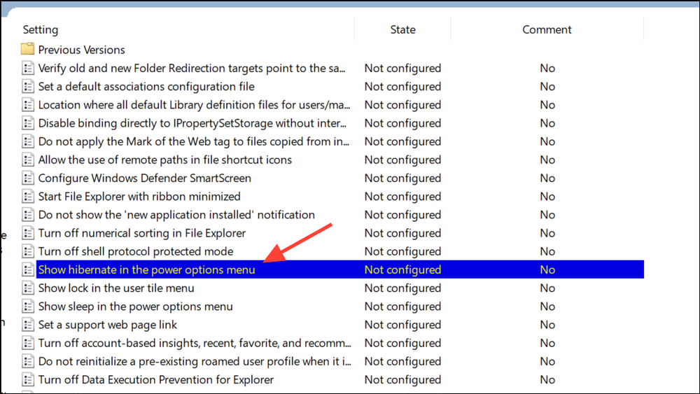 Show Hibernate in Power Button Options in Windows 11