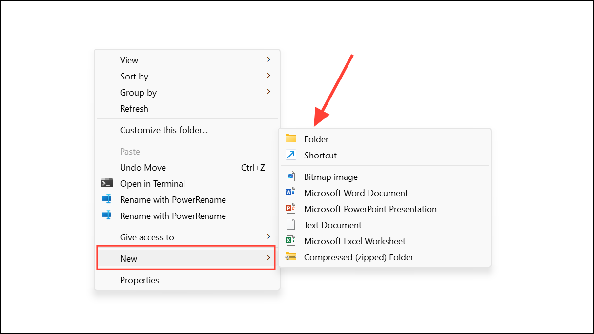 Hide Files and Folders Using a Shortcut on Windows 11