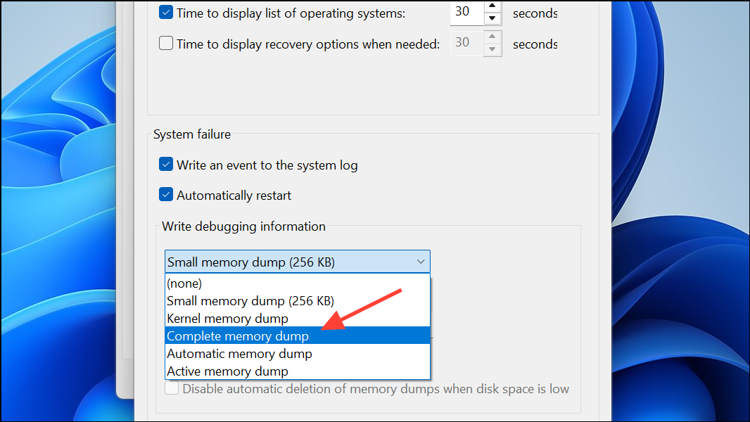 Create a Crash Dump File Manually in Windows 11