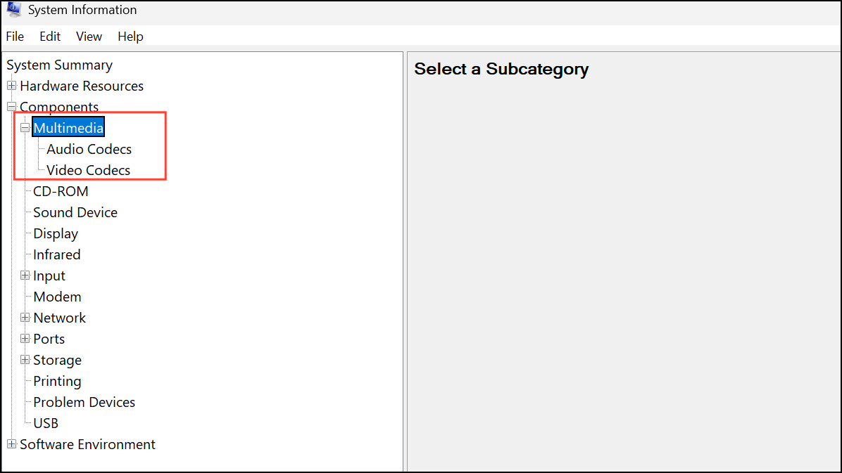 Check Installed Codecs on Windows 11