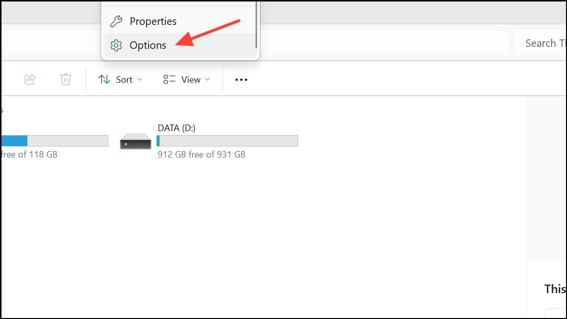 Turn Off File Grouping in Windows Explorer in Windows 11