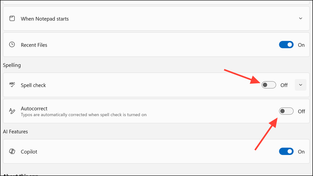 Disable Auto Correct and Spell Check in Windows 11