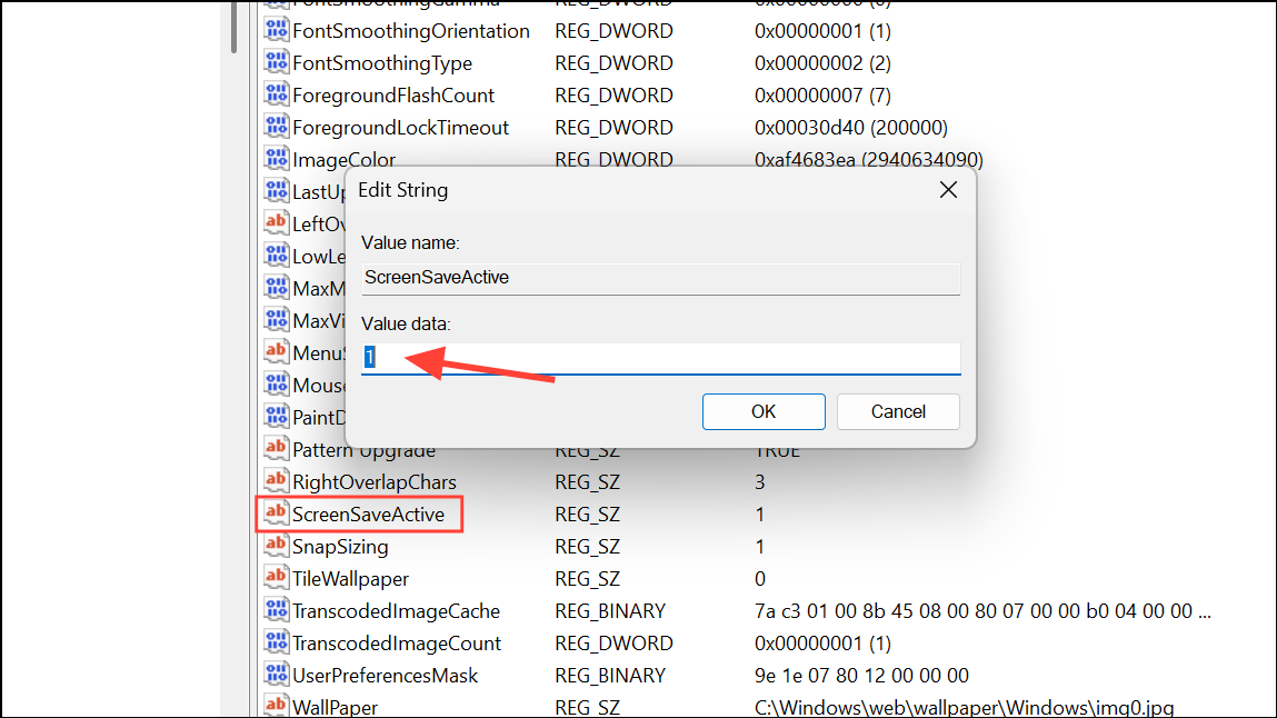 Change Screensaver Timeout Settings in Windows 11