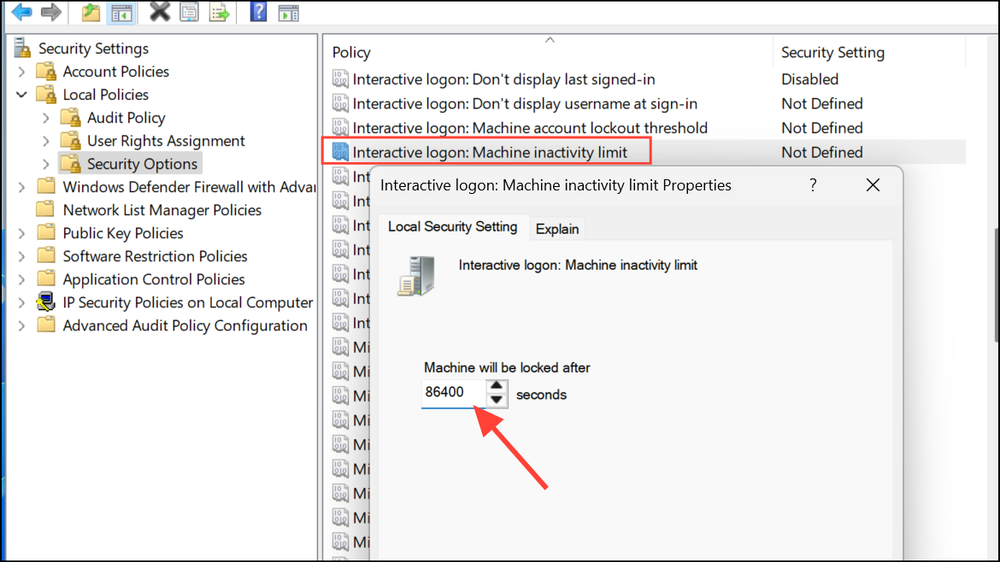 Change Screensaver Timeout Settings in Windows 11