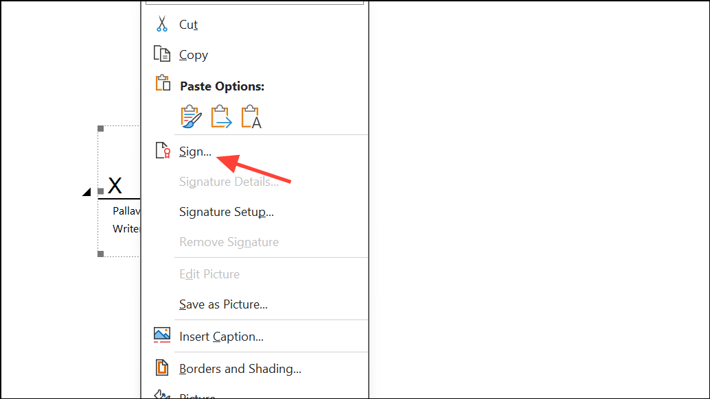 How to Fix Signature Not Appearing in Microsoft Word